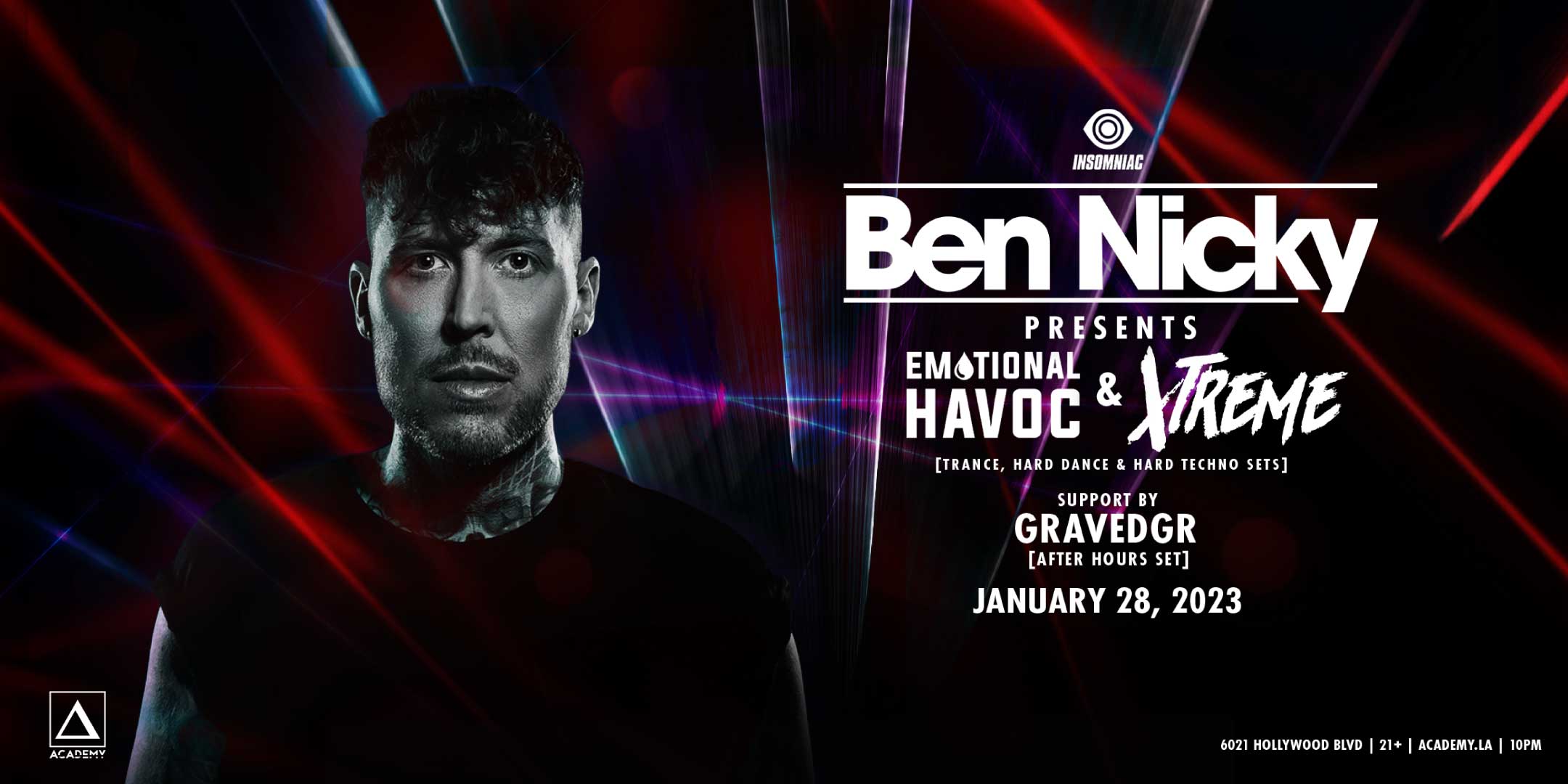 Ben Nicky (Emotional Havoc & Xtreme) - Academy LA